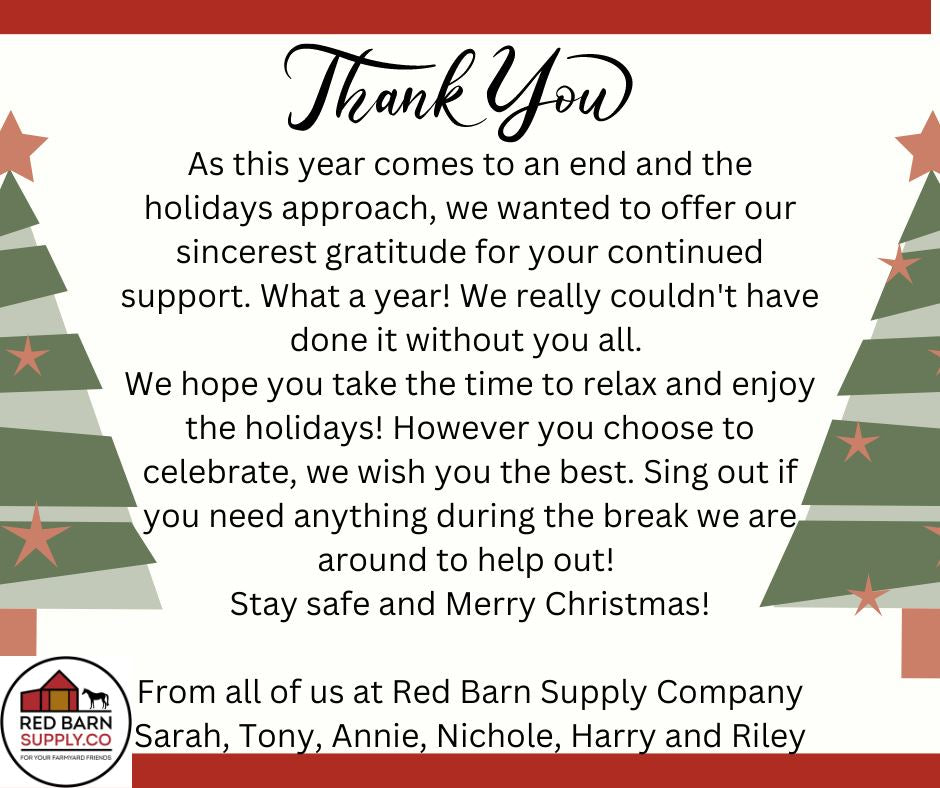 Merry Christmas – Red Barn Supply Company